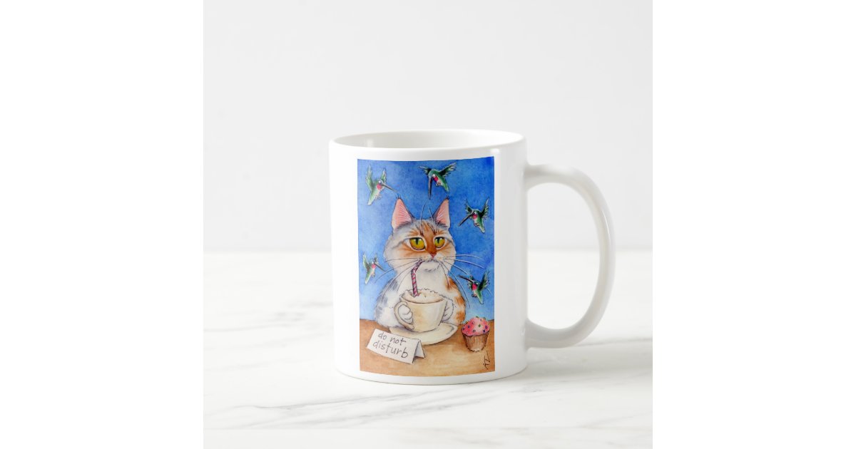 Cat's coffee break mug | Zazzle