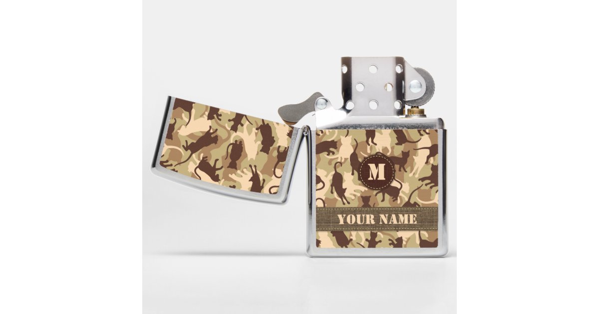 Cats Desert Camouflage Zippo Lighter | Zazzle