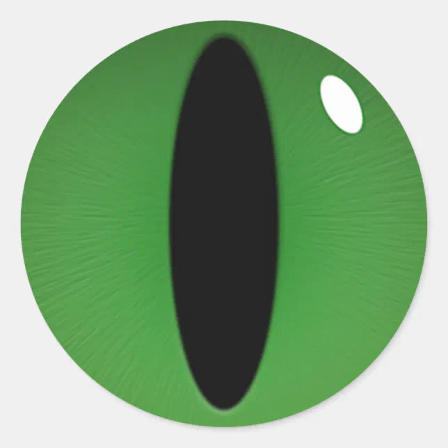 Cat's Eye stickers | Zazzle