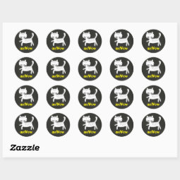 Cat's meWOW Chalk Customizable Good Job Sticker | Zazzle