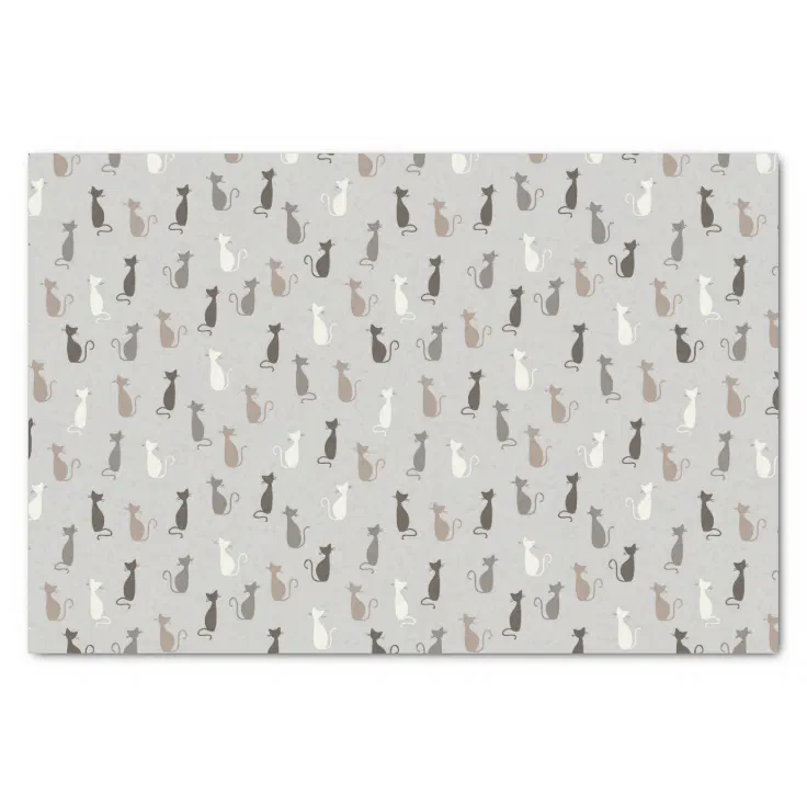 Cats pattern tissue paper | Zazzle