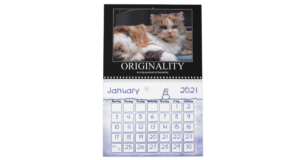 Cats Philosophy Calendar | Zazzle.com