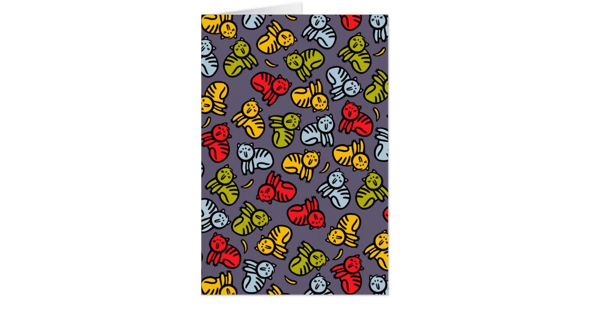 Cats plus bananas card | Zazzle