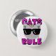 CATS RULE Original Cat Lover Button | Zazzle