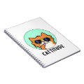 Cattitude Funny Attitude Cat Pun Notebook | Zazzle