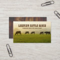 Cattle Farming Beef Ranch Farm Business Card | Zazzle
