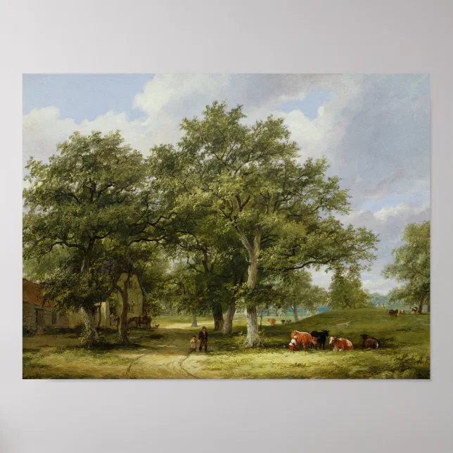Cattle Grazing Poster | Zazzle