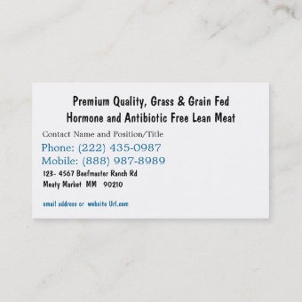 Cattle Herd on Country Farm Business Card | Zazzle