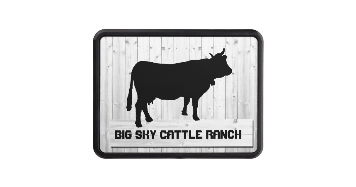 Cattle Ranch Weathered Wood Hitch Cover | Zazzle