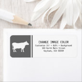 Cattle - Return Address Label | Zazzle