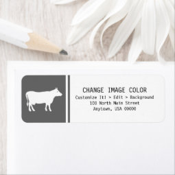 Cattle - Return Address Label | Zazzle