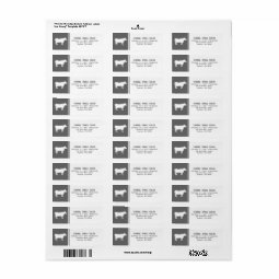 Cattle - Return Address Label | Zazzle