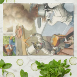 CATWALKS: Kitchen Catastrophe - Tea Towel | Zazzle