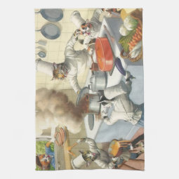 CATWALKS: Kitchen Catastrophe - Tea Towel | Zazzle