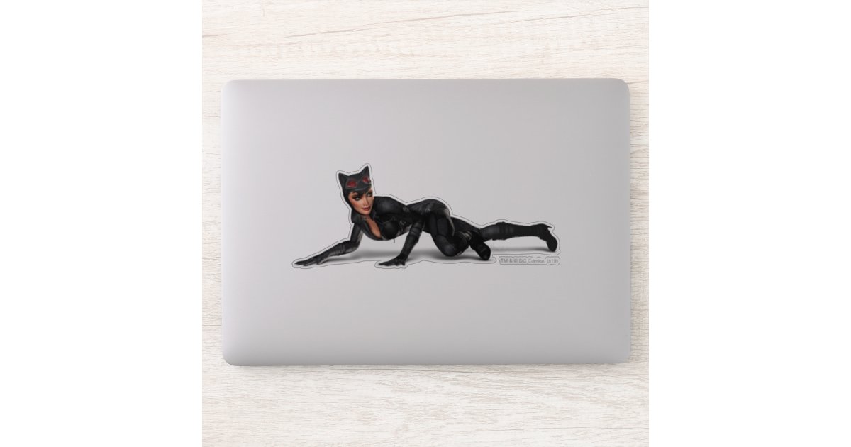 Catwoman Lurking Sticker | Zazzle