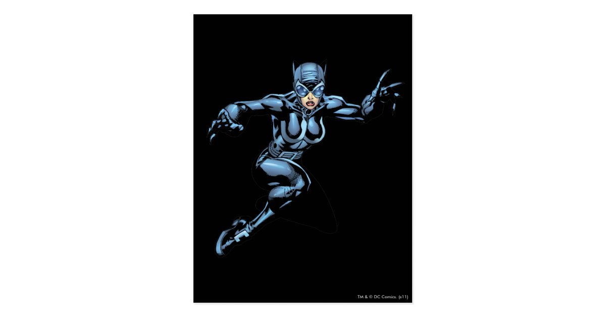 Catwoman with Claws Postcard | Zazzle.com