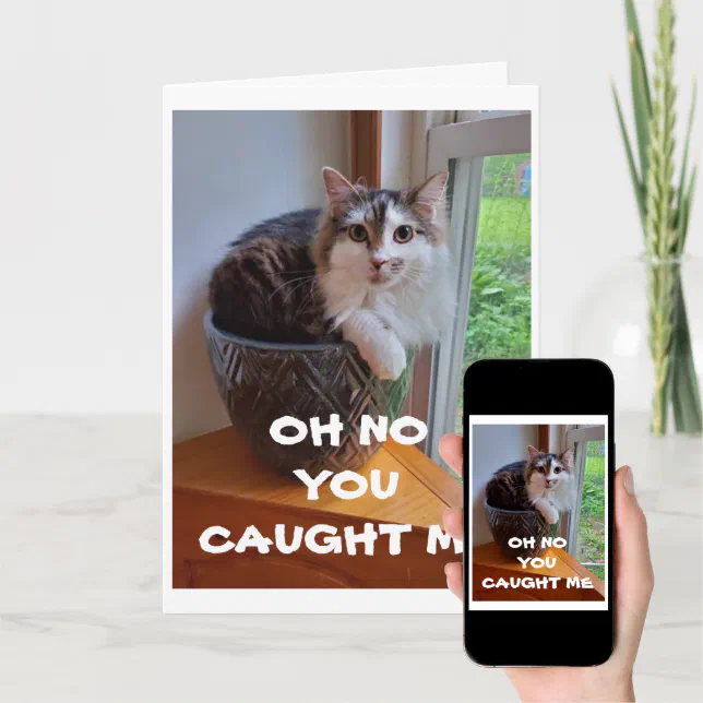 ***CAUGHT IN THE ACT*** HAPPY BIRTHDAY TO YOU CARD | Zazzle