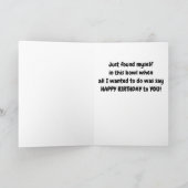 ***CAUGHT IN THE ACT*** HAPPY BIRTHDAY TO YOU CARD | Zazzle