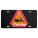 Caution Scooter License Plate | Zazzle