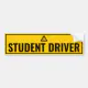 Caution Student Driver Bumper Sticker | Zazzle