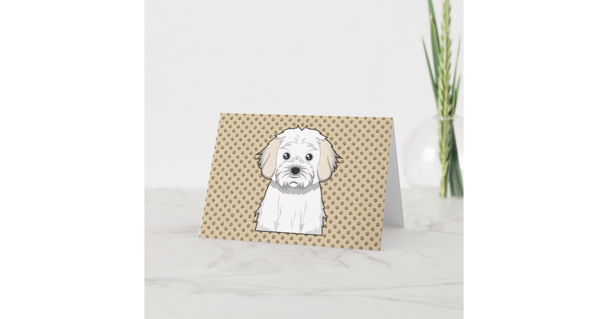 Cavachon Cartoon Card | Zazzle