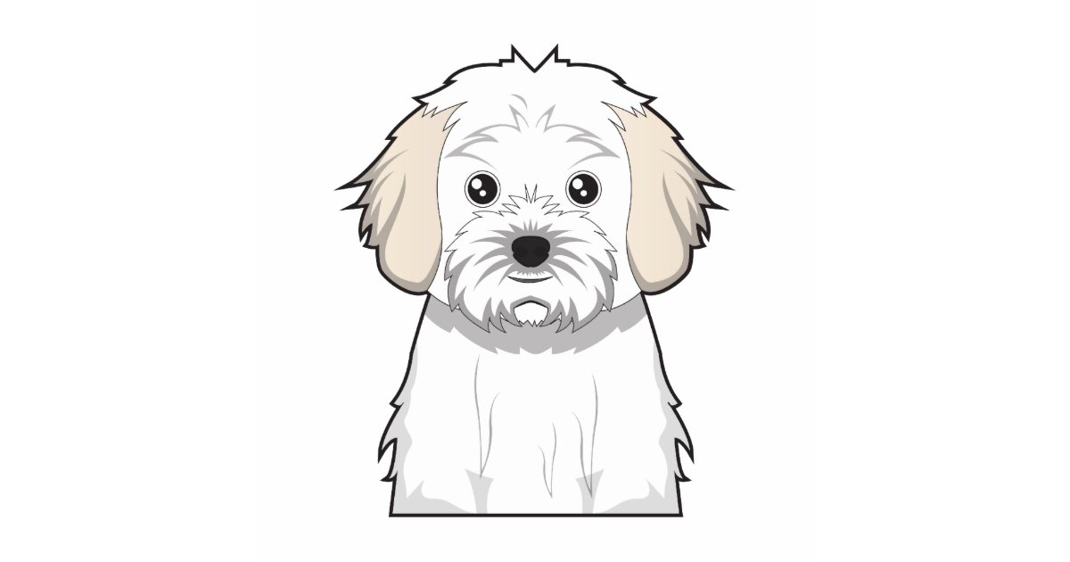 Cavachon Cartoon Statuette | Zazzle