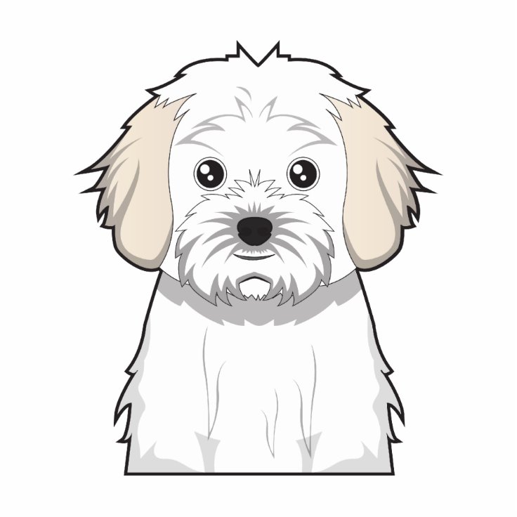 Cavachon Cartoon Statuette | Zazzle