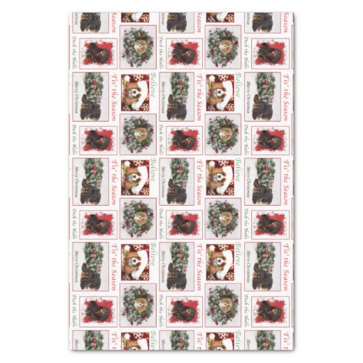 Cavalier King Charles Christmas Tissue Paper | Zazzle