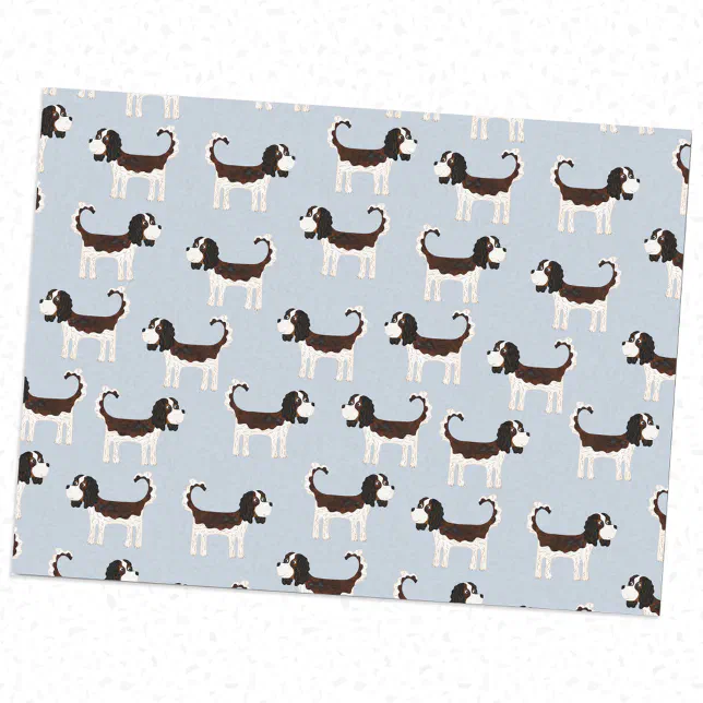 Cavalier King Charles Spaniel Dog Tissue Paper | Zazzle
