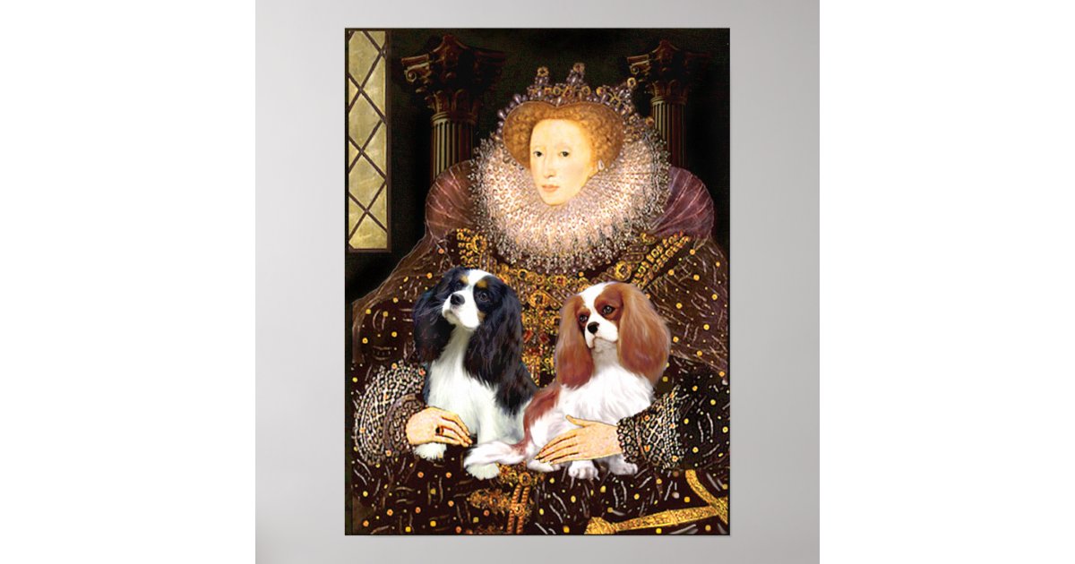 Cavaliers (2) - Queen Elizabeth Poster | Zazzle