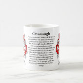 Cavanaugh, the Origin, the Meaning and the Crest Coffee Mug | Zazzle
