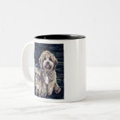 Cavapoo Dogs Cute Adorable Two-Tone Coffee Mug | Zazzle