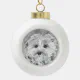 Cavapoo watercolour. ceramic ball christmas ornament | Zazzle