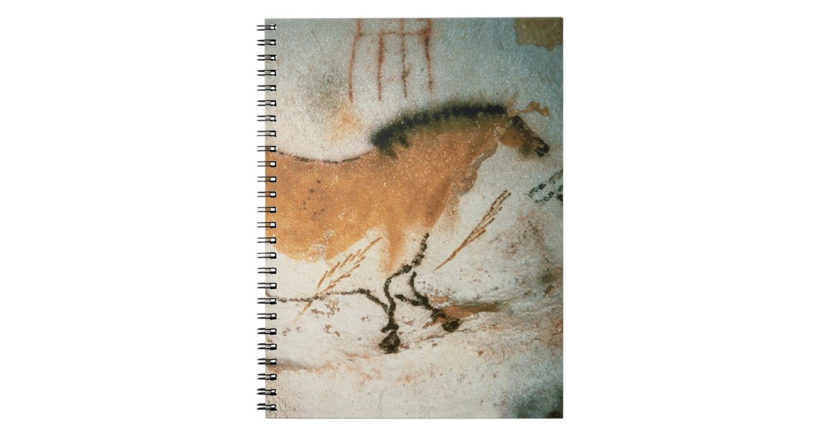 Cave drawings Lascaux French Prehistoric Notebook | Zazzle