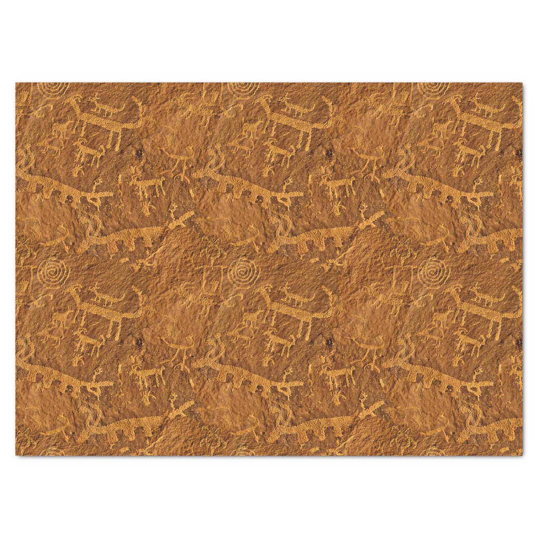 Cave Drawings Tissue or Decoupage Paper | Zazzle