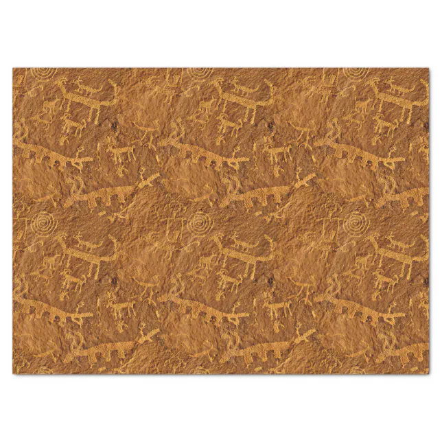 Cave Drawings Tissue or Decoupage Paper | Zazzle