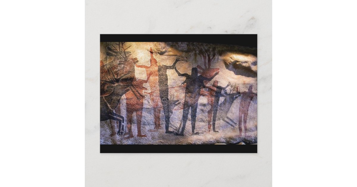 Cave Painting Rock Art Postcard | Zazzle