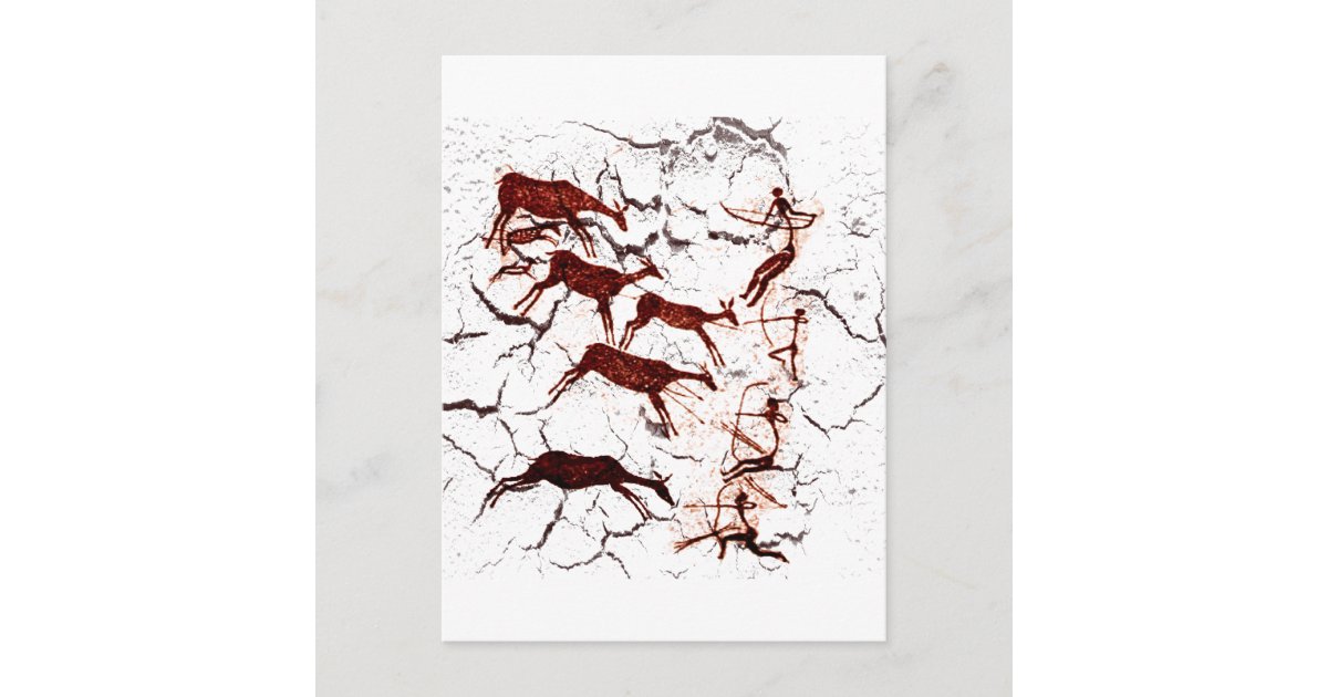 Caveman Art Postcard | Zazzle