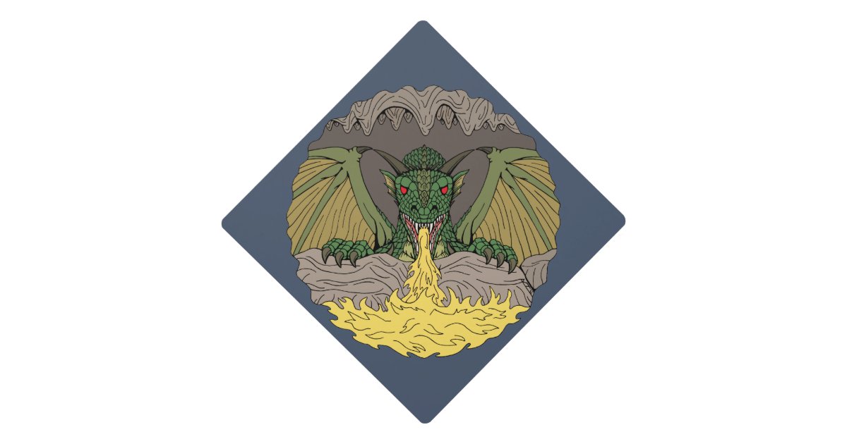 Cavern Dragon 2016 Graduation Cap Topper | Zazzle
