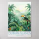 Cayman Island Travel Poster, Caribbean Sea Wall Poster | Zazzle