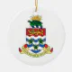 Cayman Islands Coat of Arms Ceramic Ornament | Zazzle