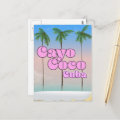 Cayo Coco Cuba vintage travel poster Postcard | Zazzle