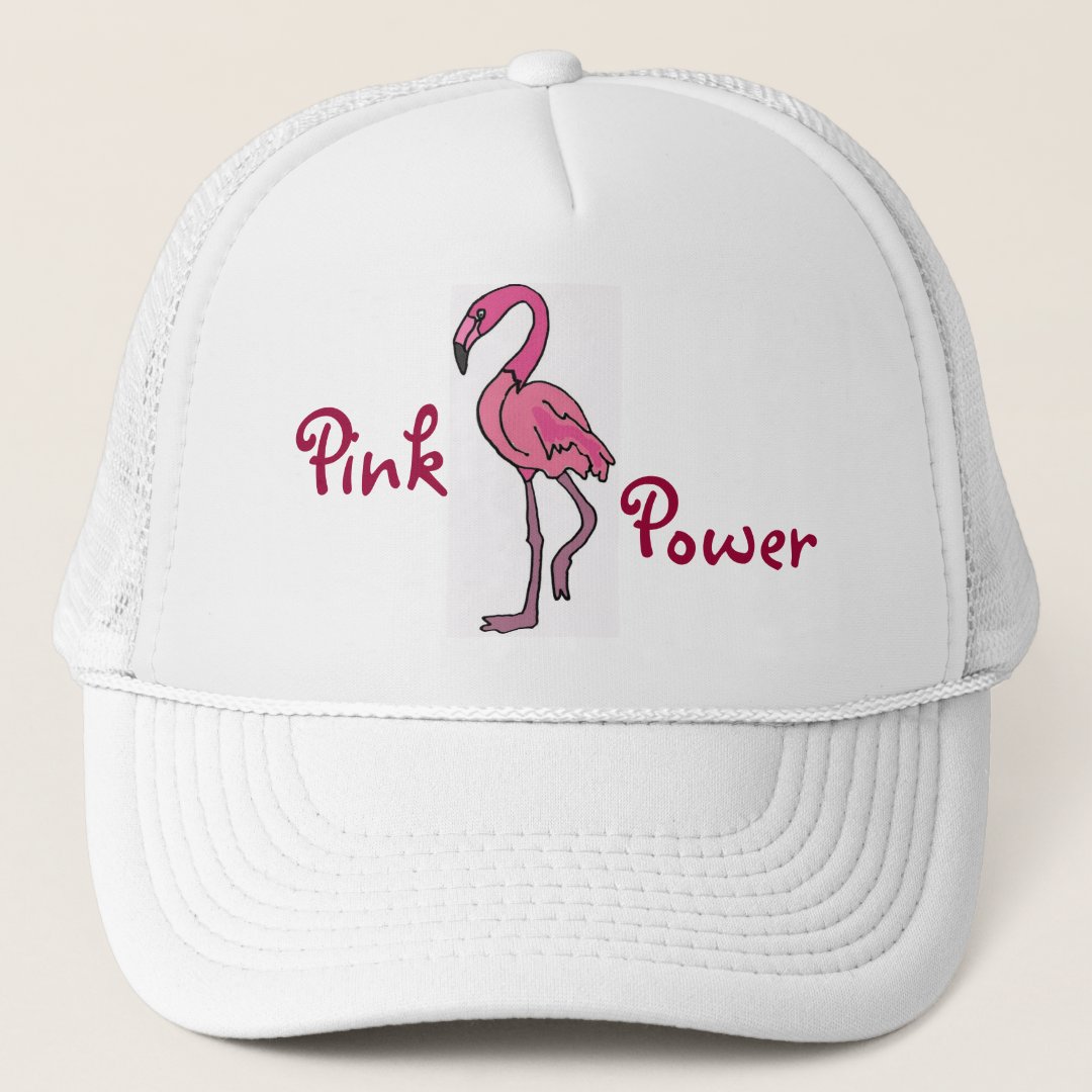 CB- Pink Power Flamingo Hat | Zazzle