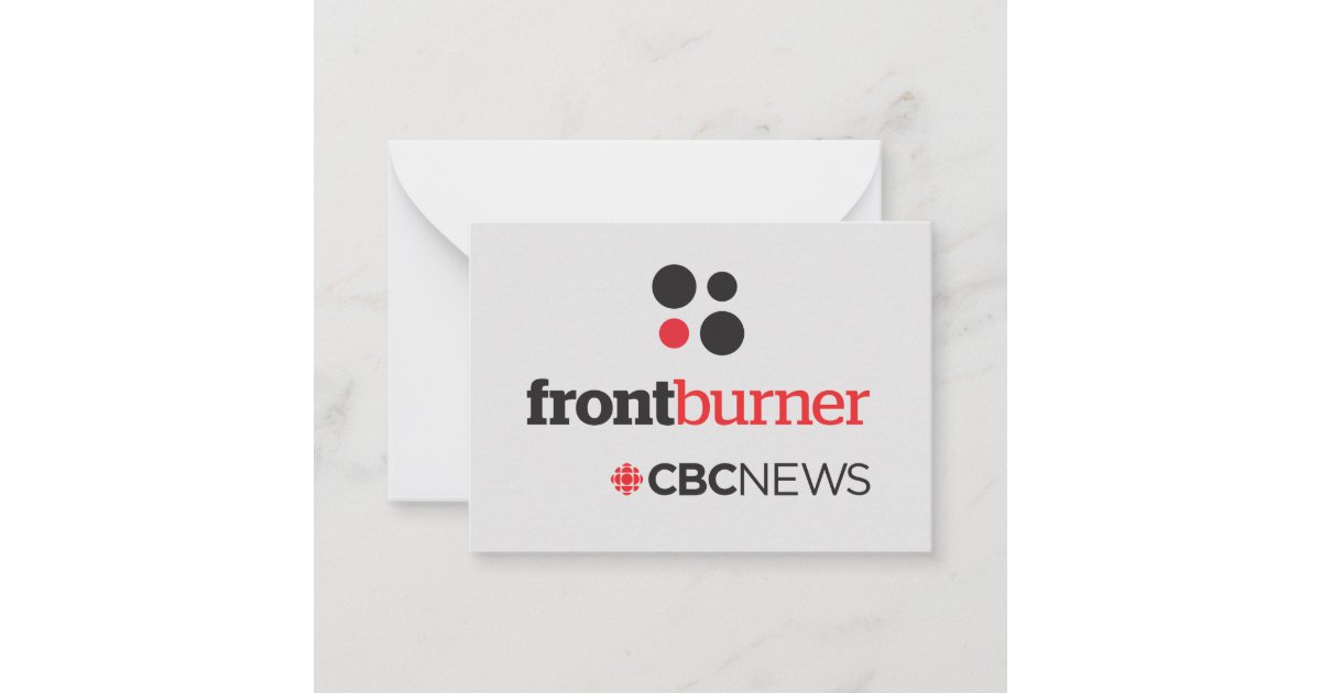 CBC Front Burner Poster Note Card | Zazzle