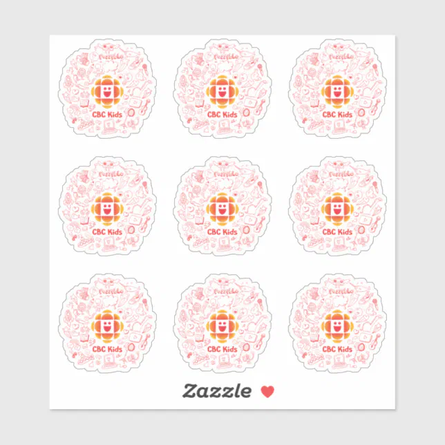 CBC Kids Doodle Stickers | Zazzle