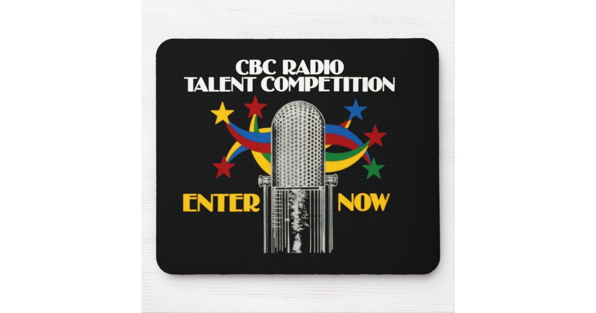 CBC Radio Talent Competition - promo Mouse Pad | Zazzle