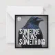 CBC Someone Knows Something Note Card | Zazzle