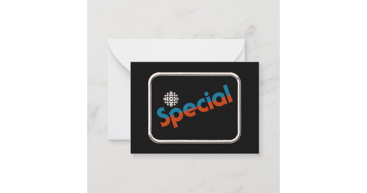 CBC Special - 1978 promo graphic Note Card | Zazzle