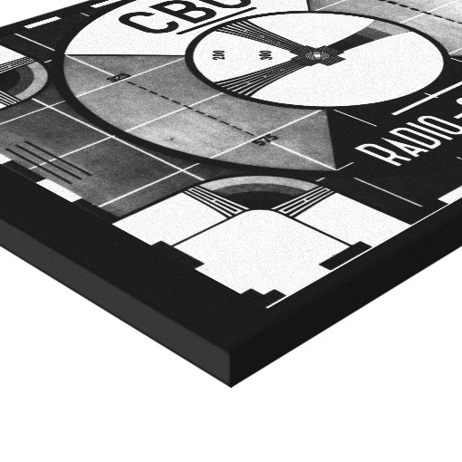CBC Test Pattern Canvas Print | Zazzle