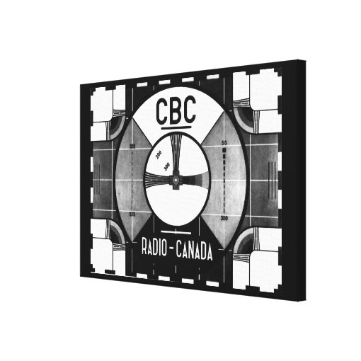 CBC Test Pattern Canvas Print | Zazzle